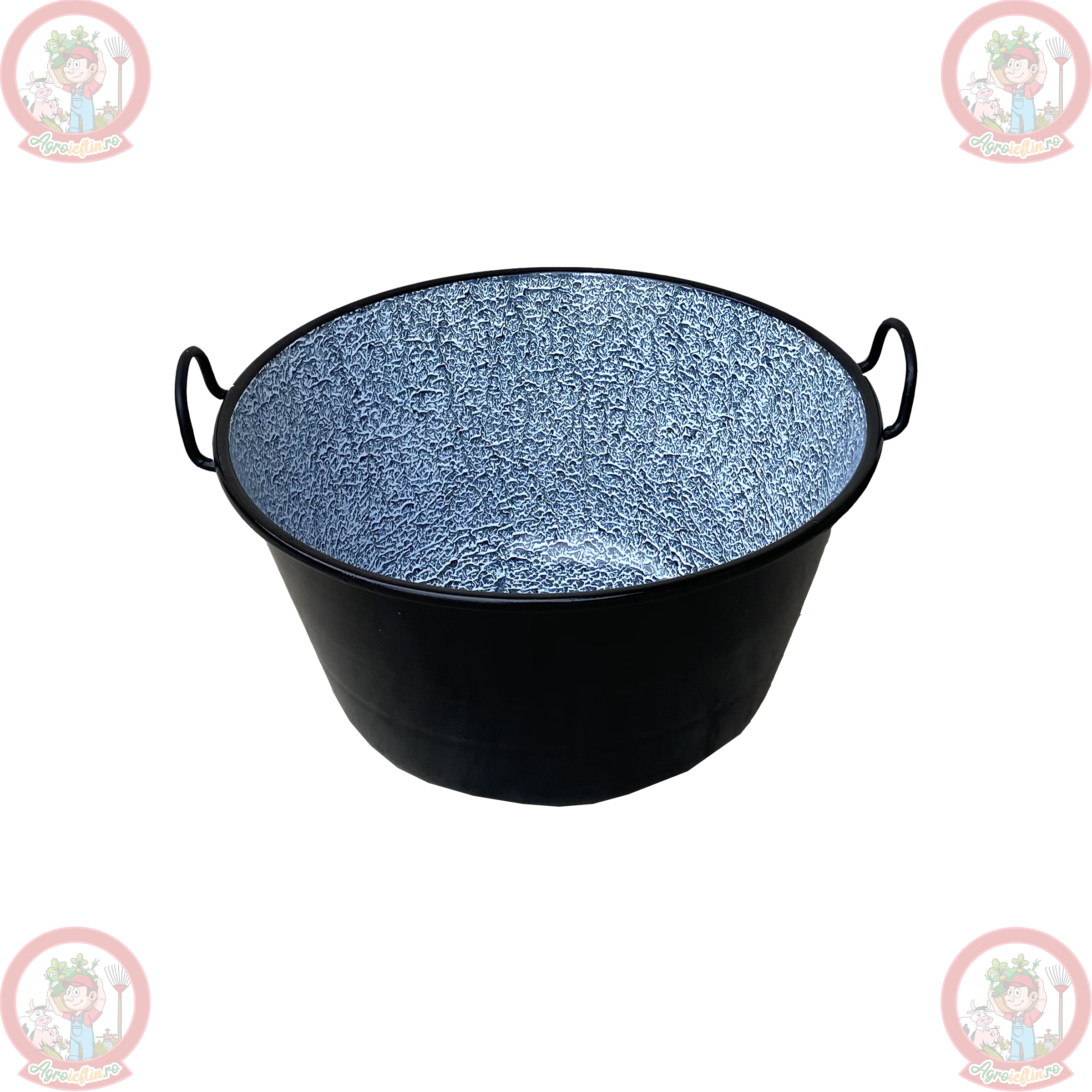 Ceaun emailat 60L, ceaun caldare - Agroieftin.ro